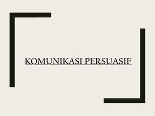 Komunikasi sangat penting dalam karier.komunikasi persuasif. | PPT