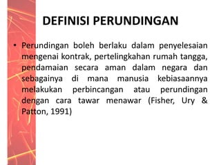 Komunikasi perundingan | PPT
