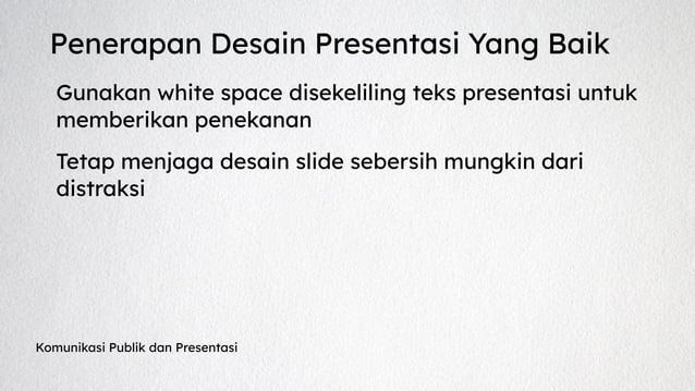 Komunikasi publik dan presentasi 03 | PDF