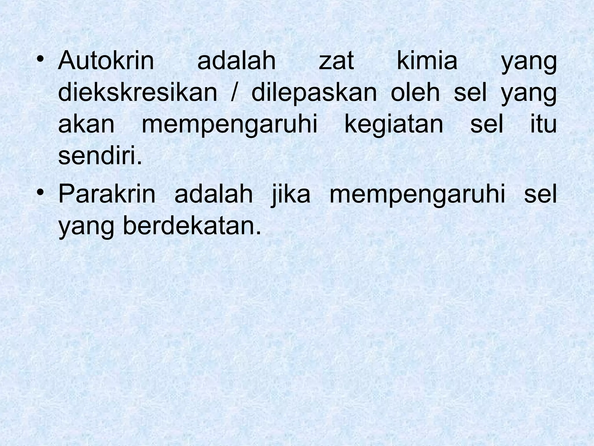 Komunikasi sel1 (modul sel dan genetika) | PPT