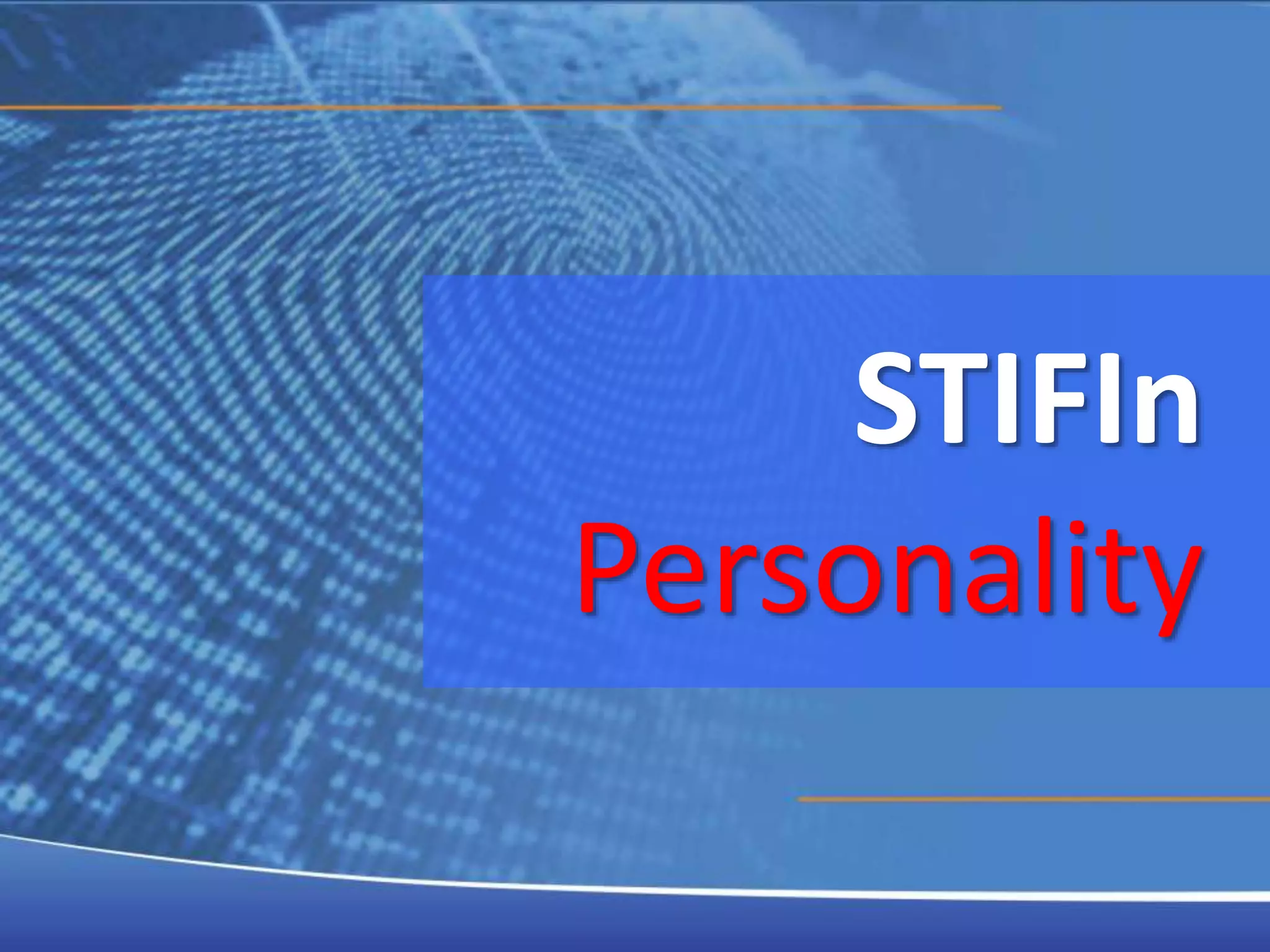 komunikasi kepada tipe STIFIn | PPTX