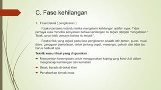 Komunikasi terapeutik pada pasien dengan penyakit kronis 2 | PPTX
