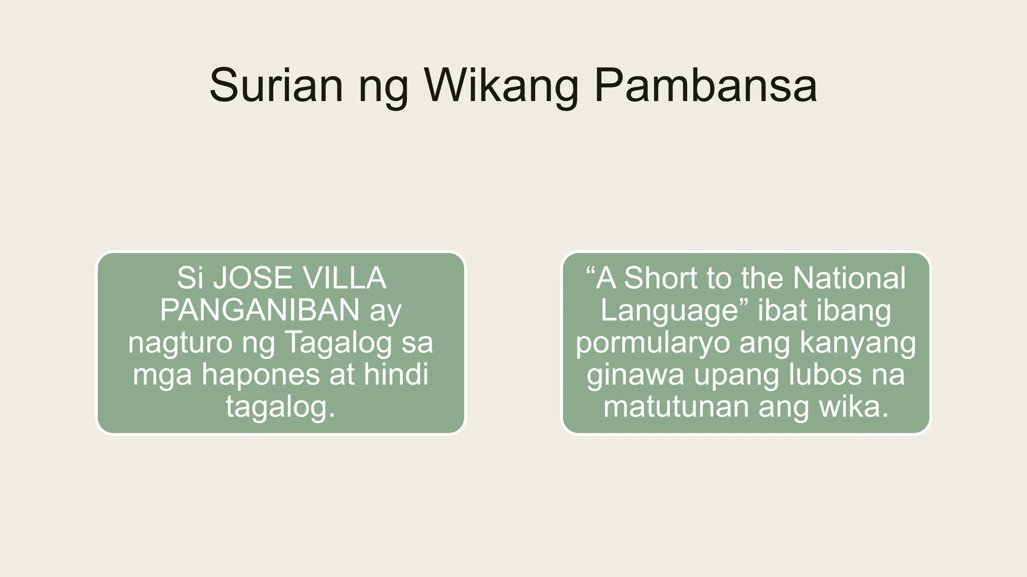Kasaysayan ng Wikang Pambansa | PPTX