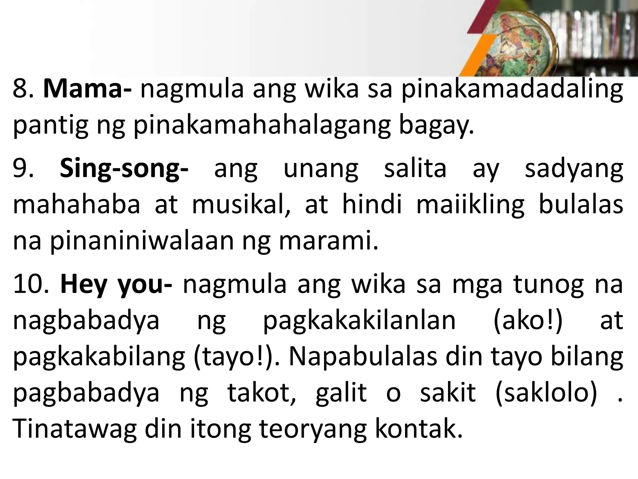 Komunikasyon at Pananaliksik sa Wika at Kulturang Pilipino.(mula sa ...