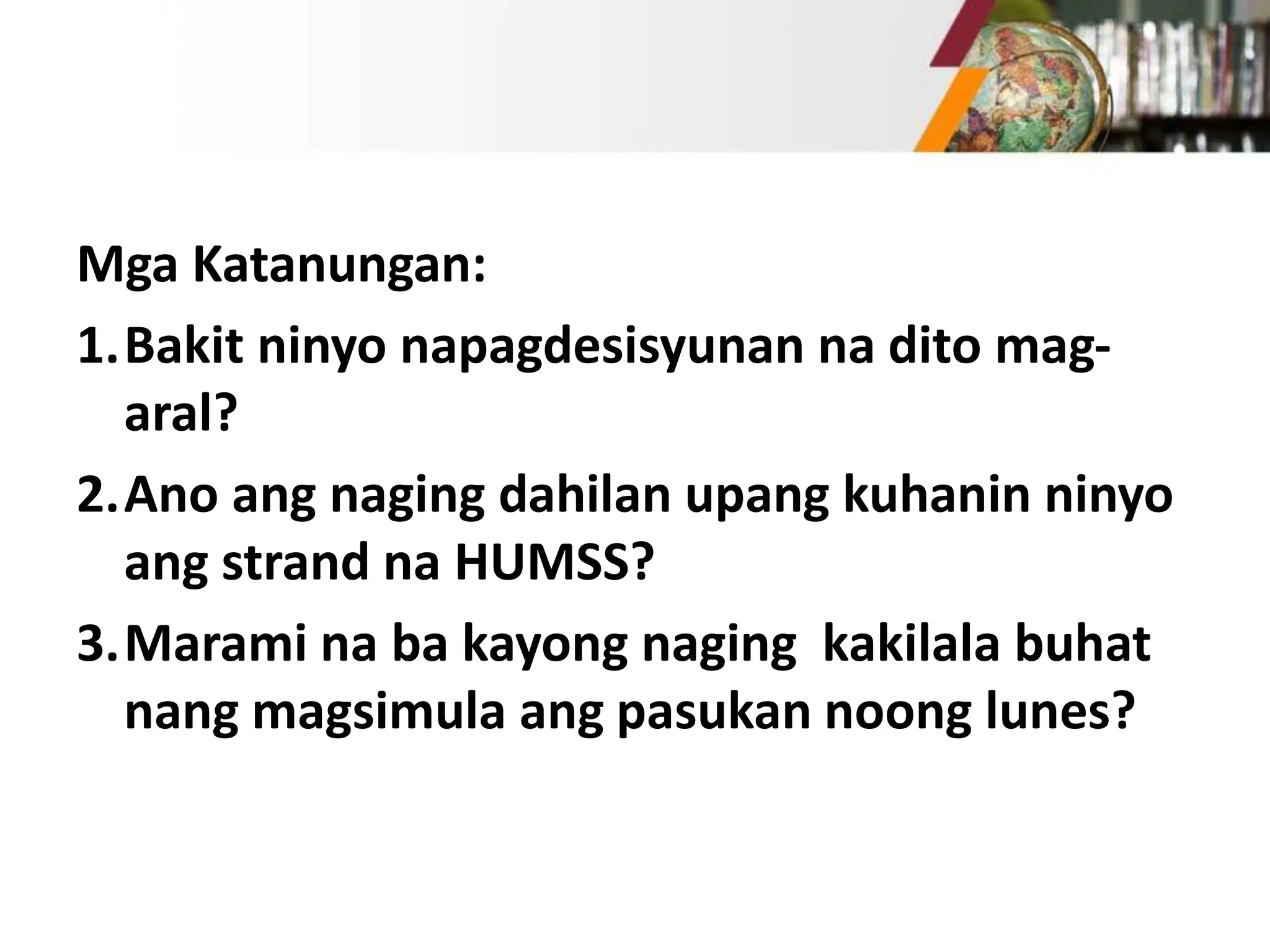 Komunikasyon at Pananaliksik sa Wika at Kulturang Pilipino.(mula sa ...