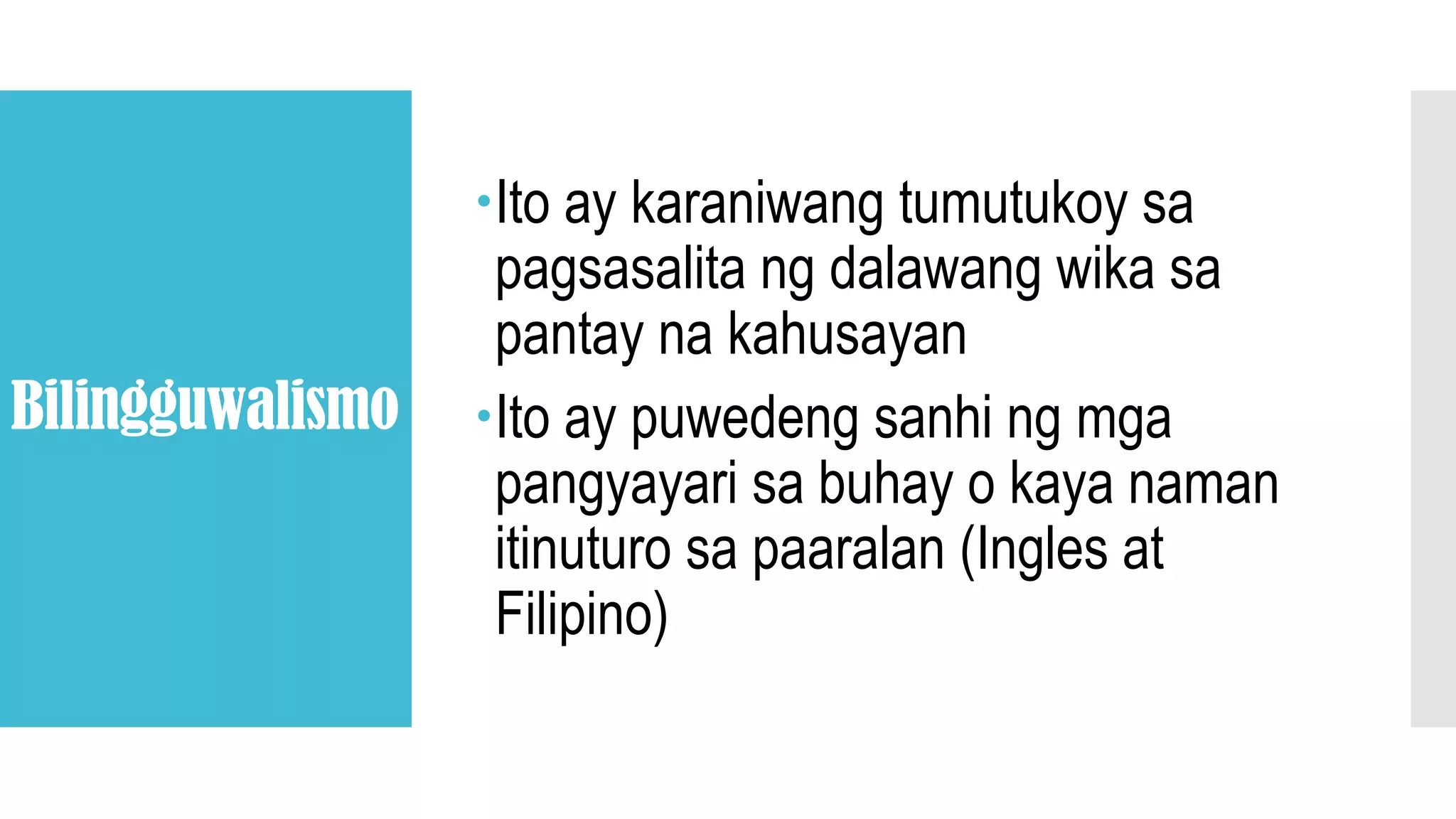 Komunikasyon at Pananaliksik sa Wika at Kulturang Pilipino ...