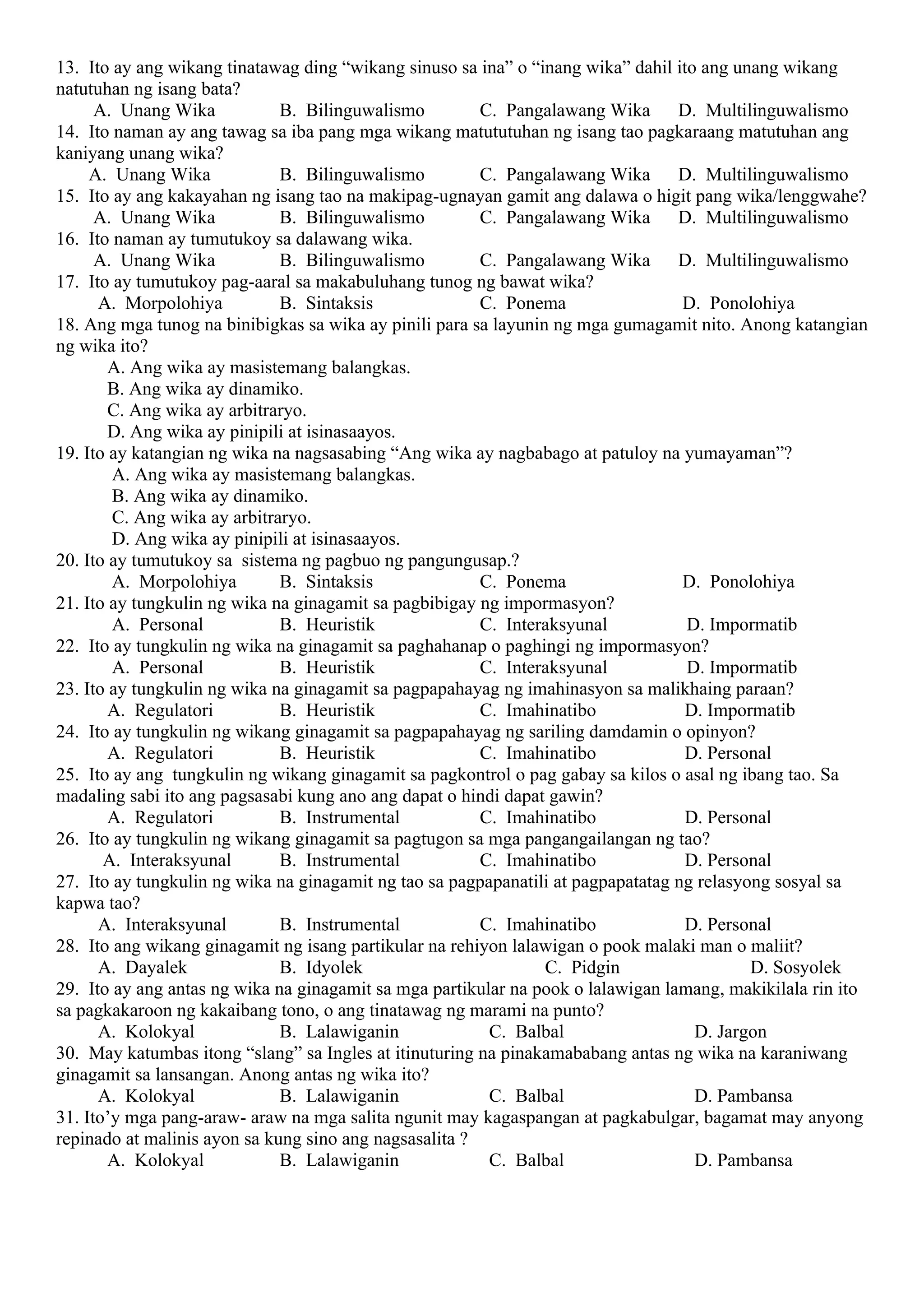 KOMUNIKASYON EXAM - First Quarter (1).docx