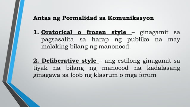 Komunikasyon at pananaliksik: Dayalek idyolek | PPTX