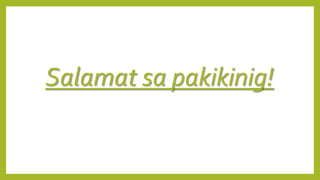 Komunikasyon na umiiral sa pamilya | PPTX