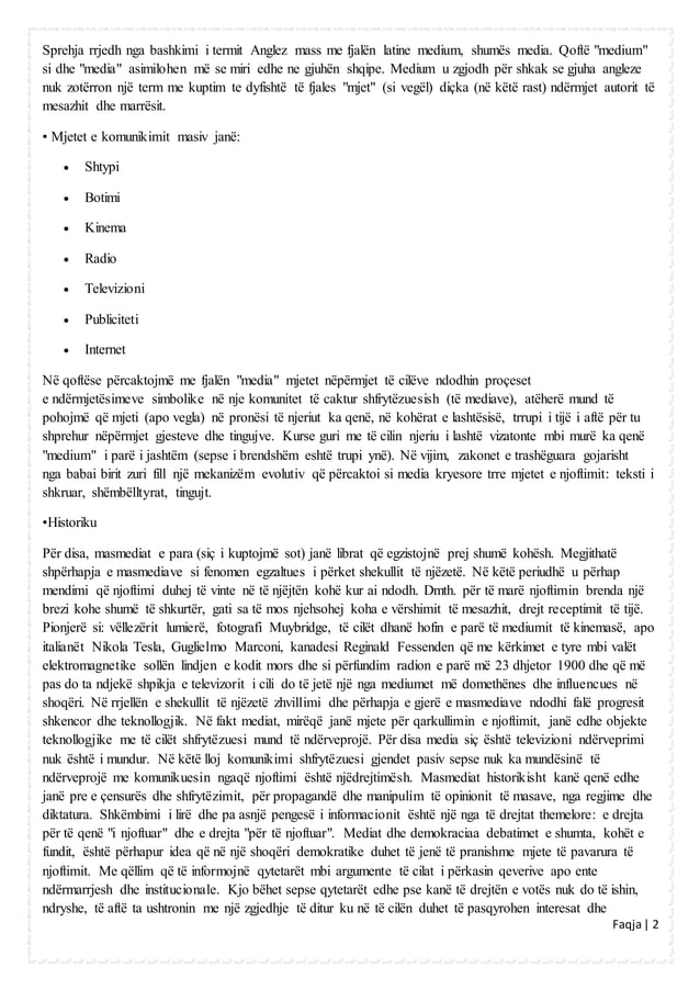 Reklamat, mjetet e komunikimit | PDF