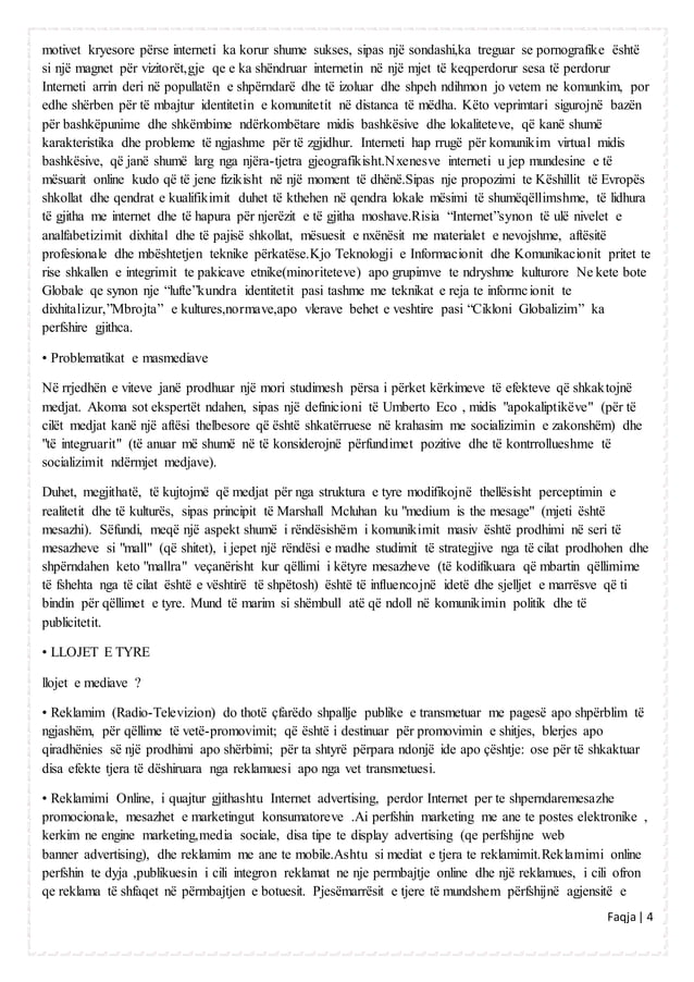 Reklamat, mjetet e komunikimit