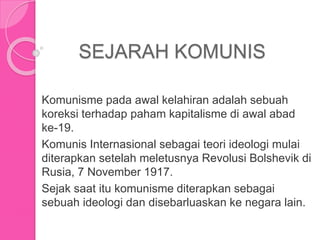 Komunisme.. | PPTX