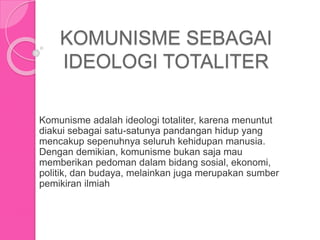 Komunisme.. | PPTX