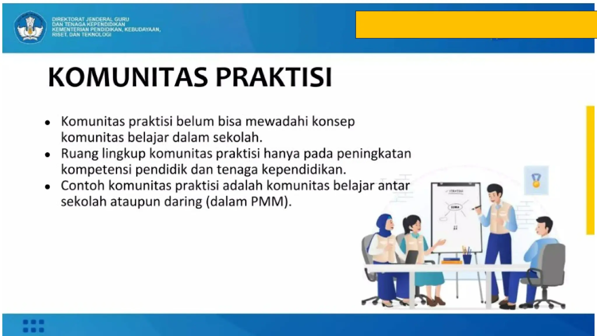 komunitas belajar di dalam satuan pendidikan | PPT
