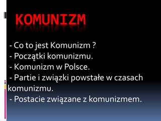 Komunizm | PPTX