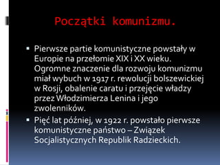 Komunizm | PPTX