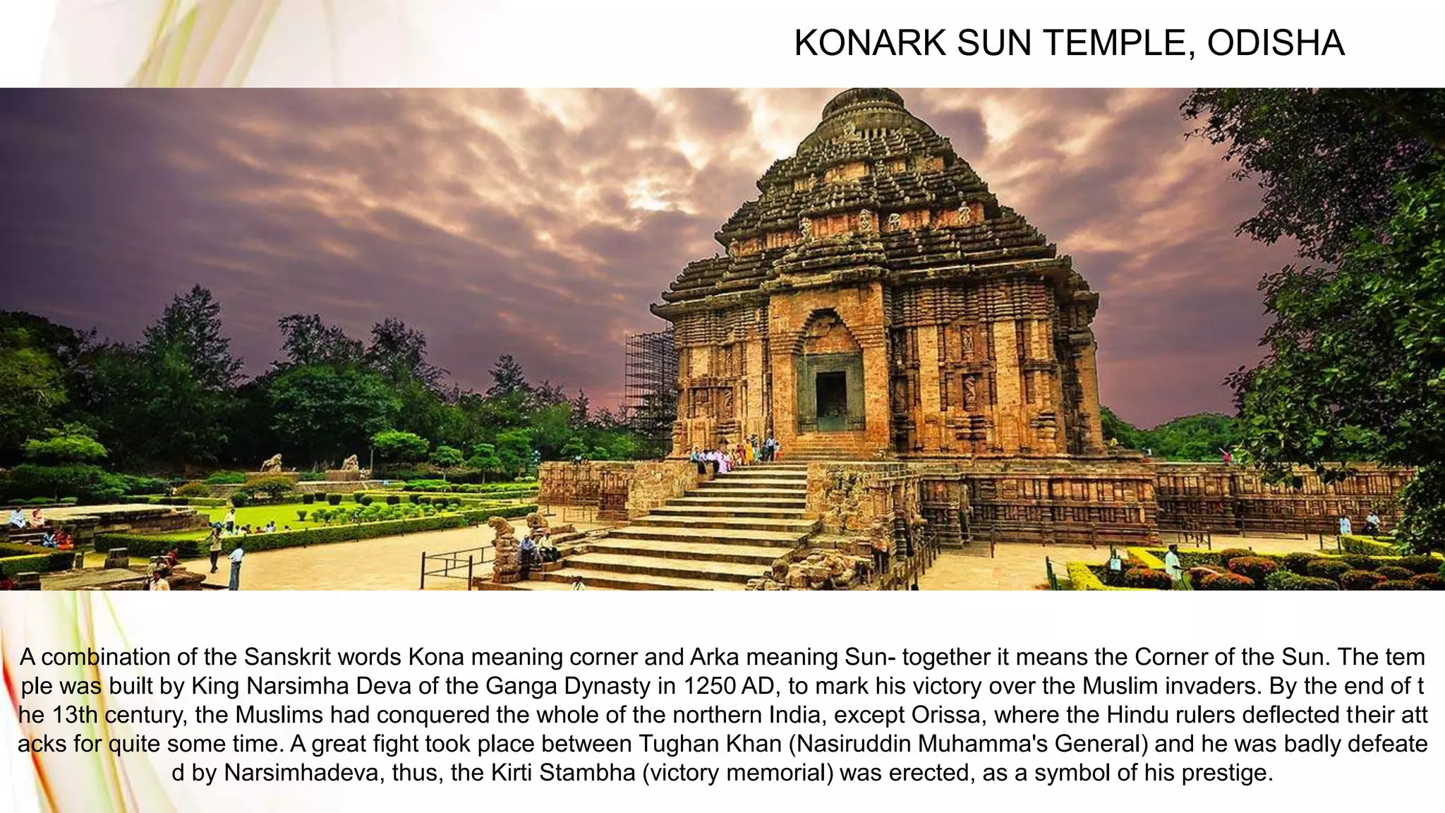 Monitoring costs and benefits of visitor movements in Konark Sun Temple ...