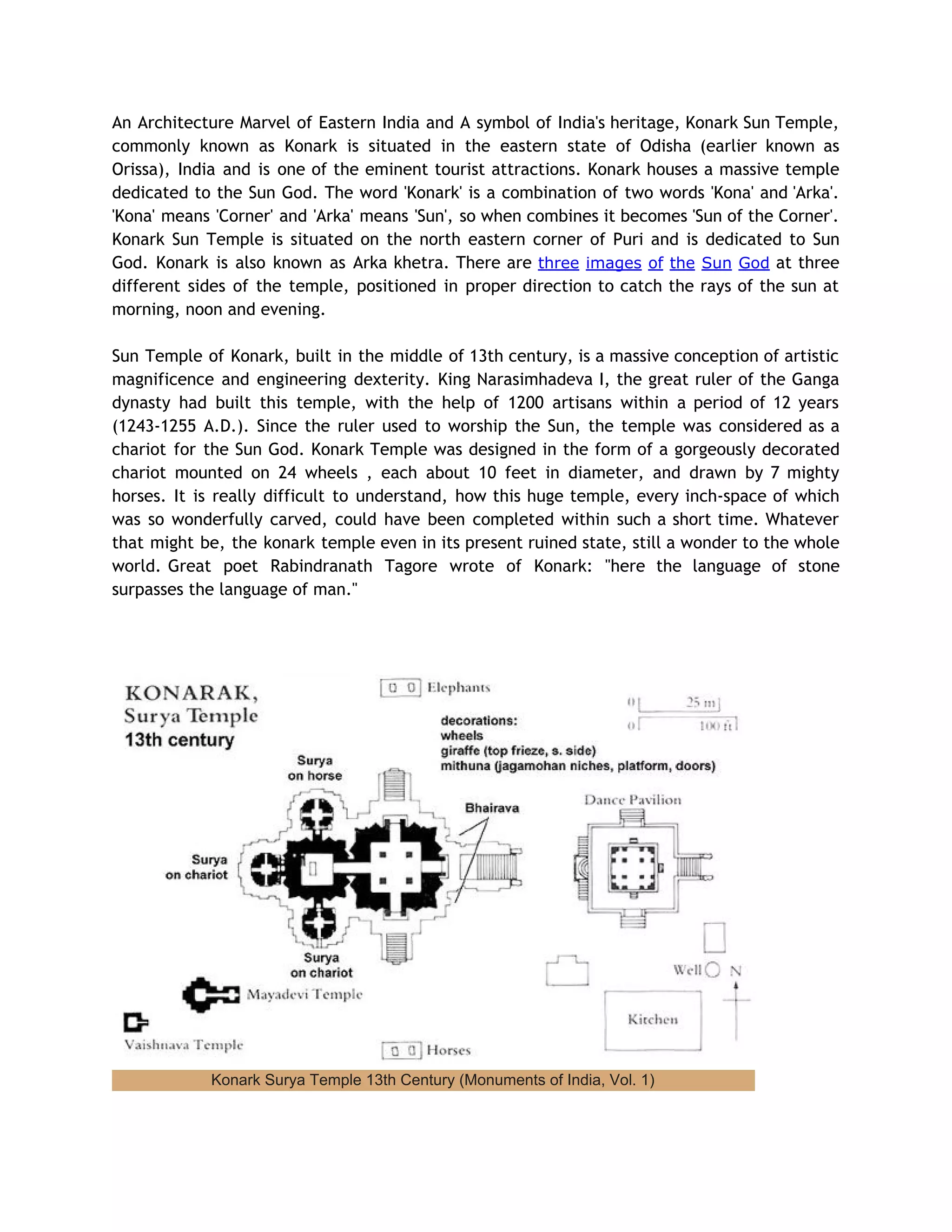 Konark the suntemple | PDF