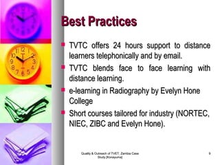 Quality and Outreach of TVET- Zambian Case Study | PPT | Education ...