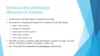 Web dizajni - konceptet themelore | PPTX