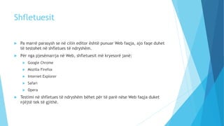 Web dizajni - konceptet themelore | PPTX