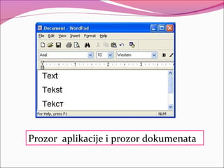 Koncept prozora i njihova podela1 | PPT