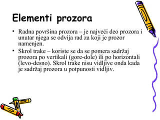 Koncept prozora i podela | PPT