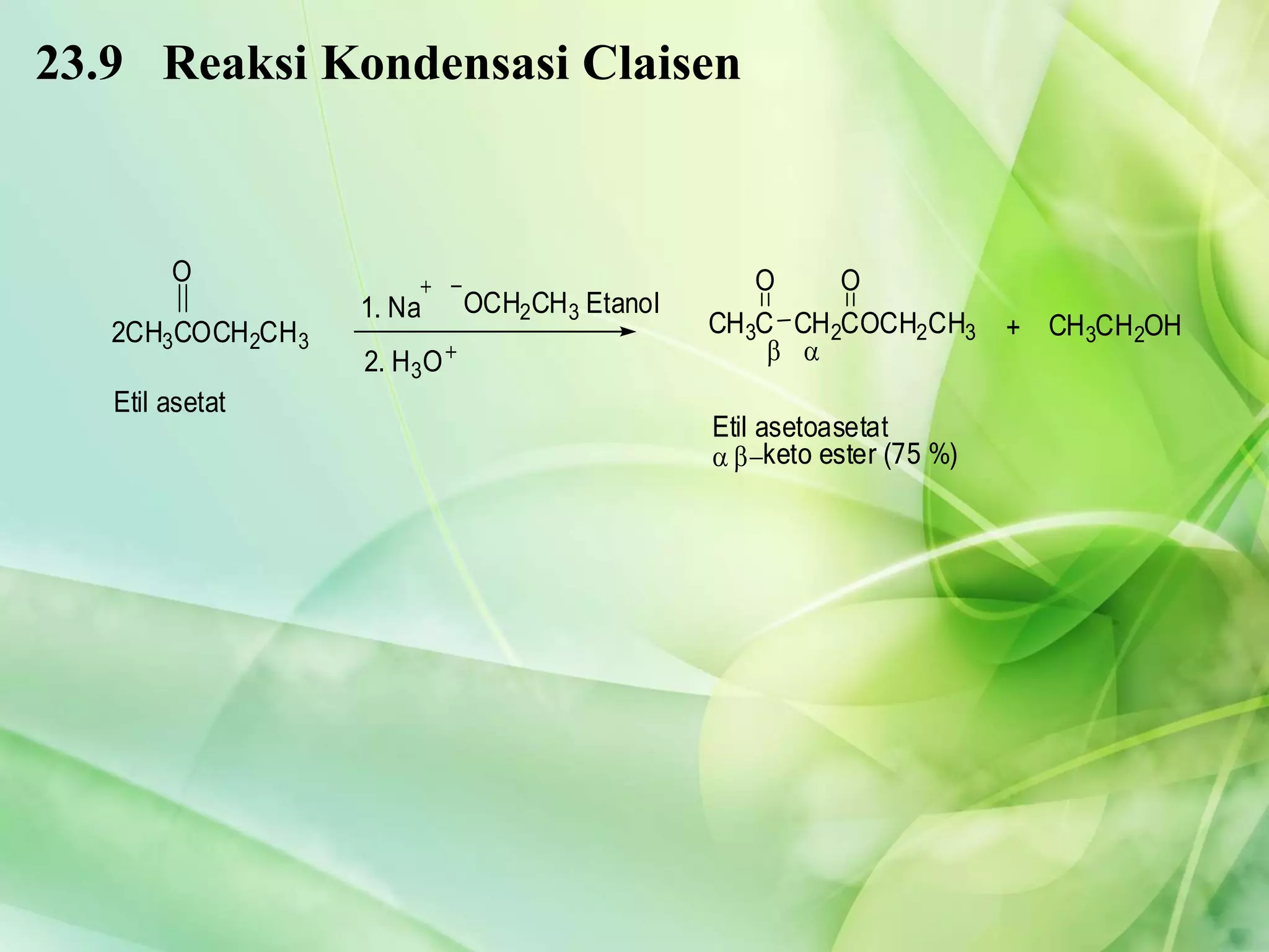 Kondensasi karbonil | PPTX