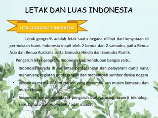 Kondisi geografis indonesia | PPTX