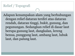 Kondisi Geografis, Potensi dan pelestarian Sumber daya | PPTX