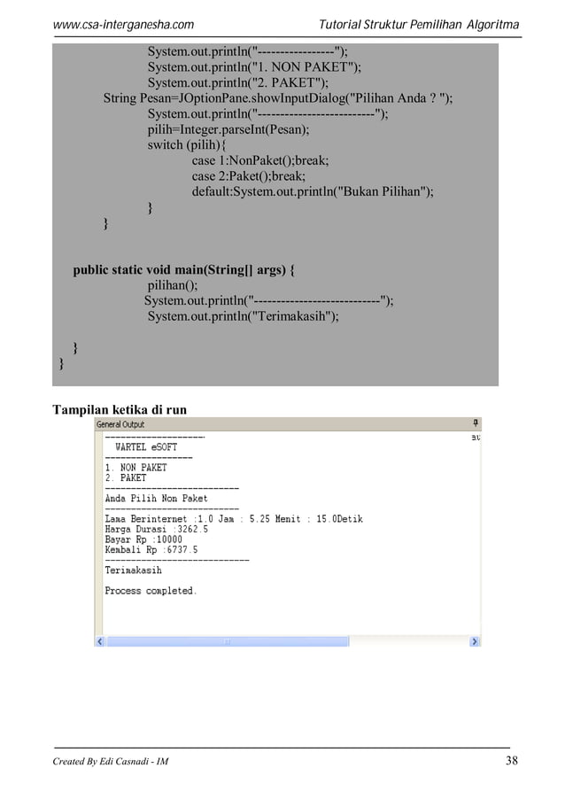 Kondisional If then Algoritma | PDF