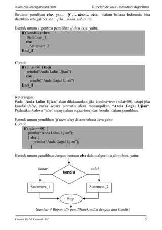 Kondisional If then Algoritma | PDF