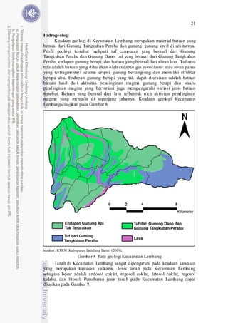 KONDISI UMUM. Gambar 6 Peta administrasi Kecamatan Lembang. Sumber ...