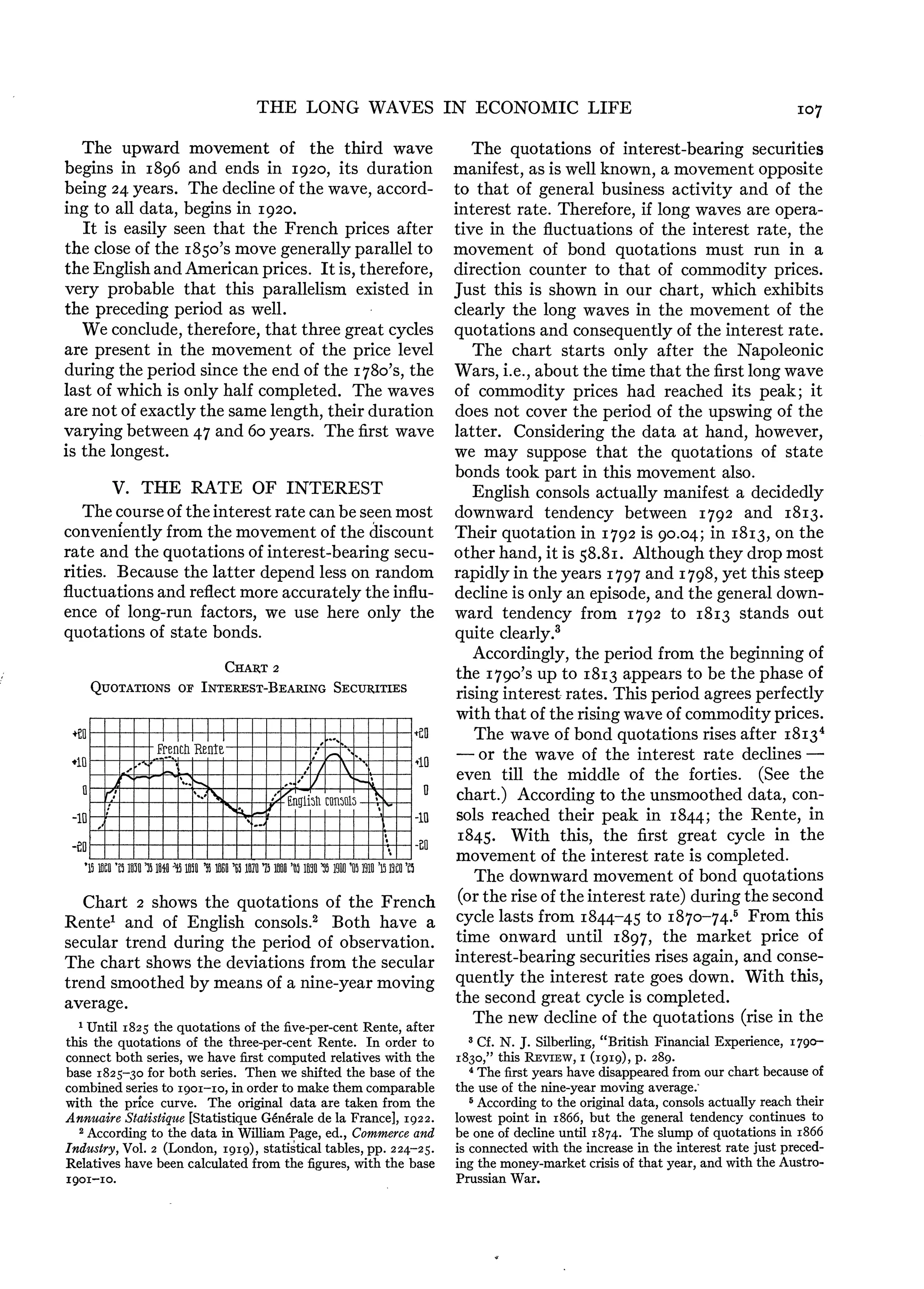 Kondratieff Cycles - The Long Waves In Economic Life (1935) | PDF