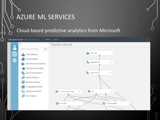 Machine Learning and Azure Machine Learning | PPTX