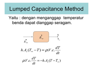Konduksi 1 d, steady state | PPT