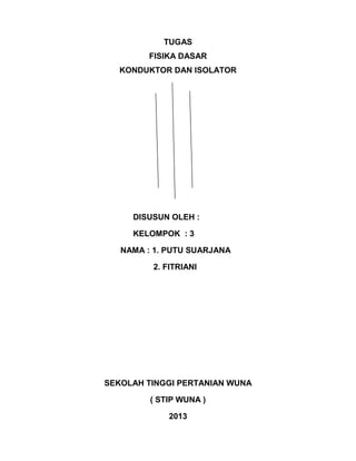 Konduktor dan isolator | DOCX