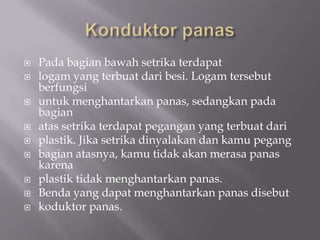 konduktor dan isolator panas by cokorda | PPTX