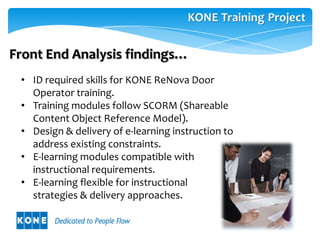 KONE Corporation Training Program Presentation | PPTX