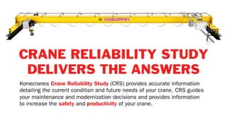 Crane Reliability Study - SlideShare | PPT