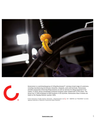 Konecranes Workstation Lifting System | PDF