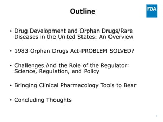 Clinical Pharmacology in Orphan Drug Development | PPTX