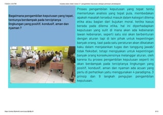 koneksi antar materi modul 3.1 pengambilan keputusan sebagai pemimpin pembelajaran.pdf