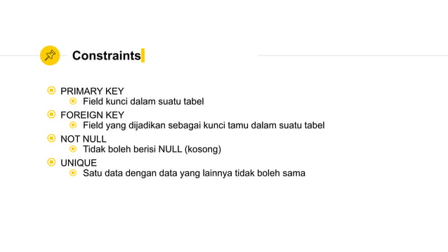 Cara membuat koneksi PHP dan database MySQL | PPTX