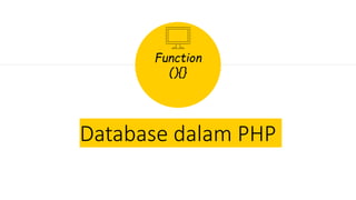 Cara membuat koneksi PHP dan database MySQL | PPTX