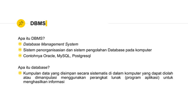 Cara membuat koneksi PHP dan database MySQL | PPTX