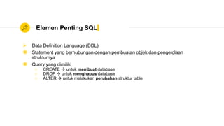 Cara membuat koneksi PHP dan database MySQL | PPTX