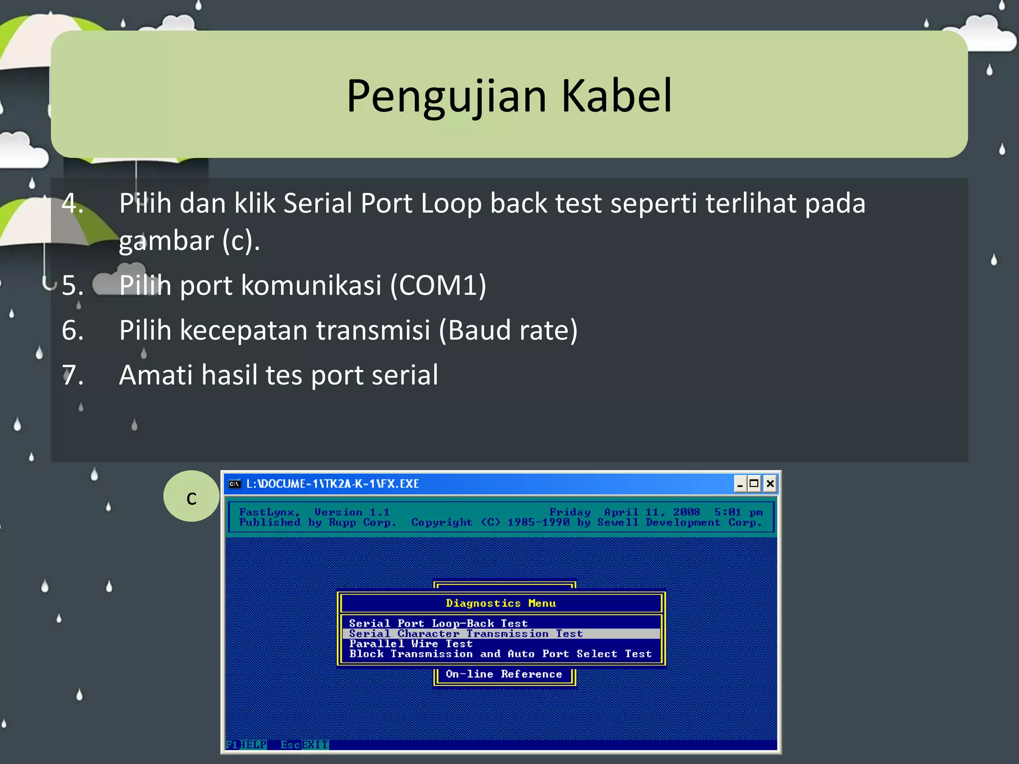 Koneksi serial point to point null modem | PPTX