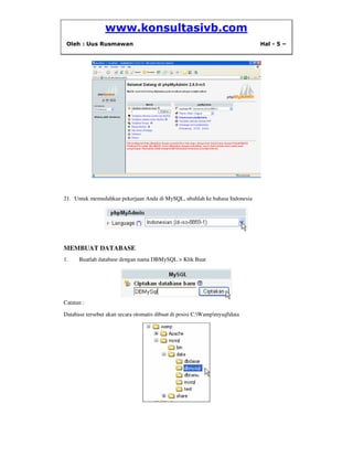 Koneksi vb dengan database mysql | PDF