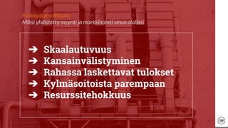 Konepajateollisuusyrityksen kasvu | PPT